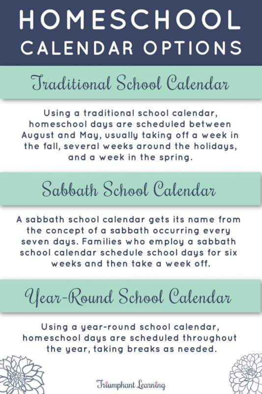 How To Create A Homeschool Calendar That Works For Your Life